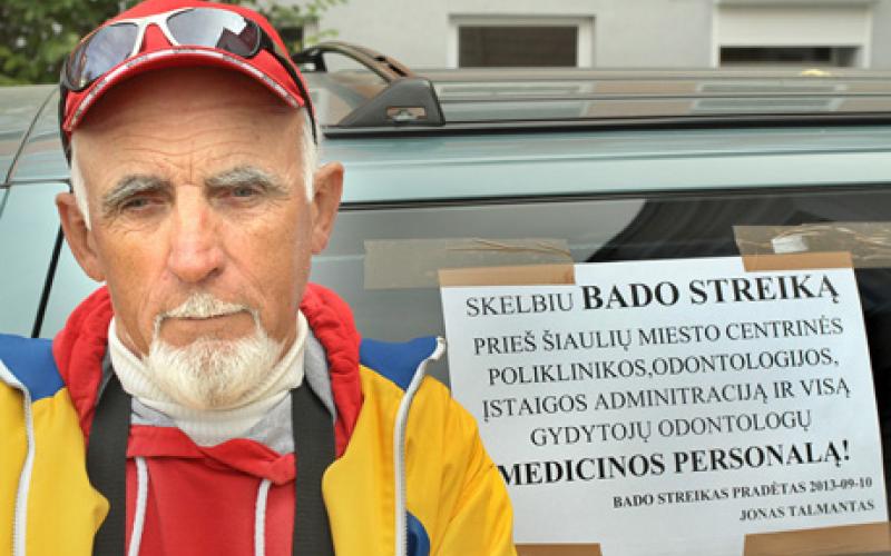 Bado streikas prieš odontologijos grimasą | Šiaulių kraštas