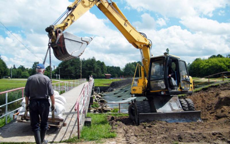 Kražantės užtvankoje pradėtas įrenginėti žuvitakis | Šiaulių kraštas